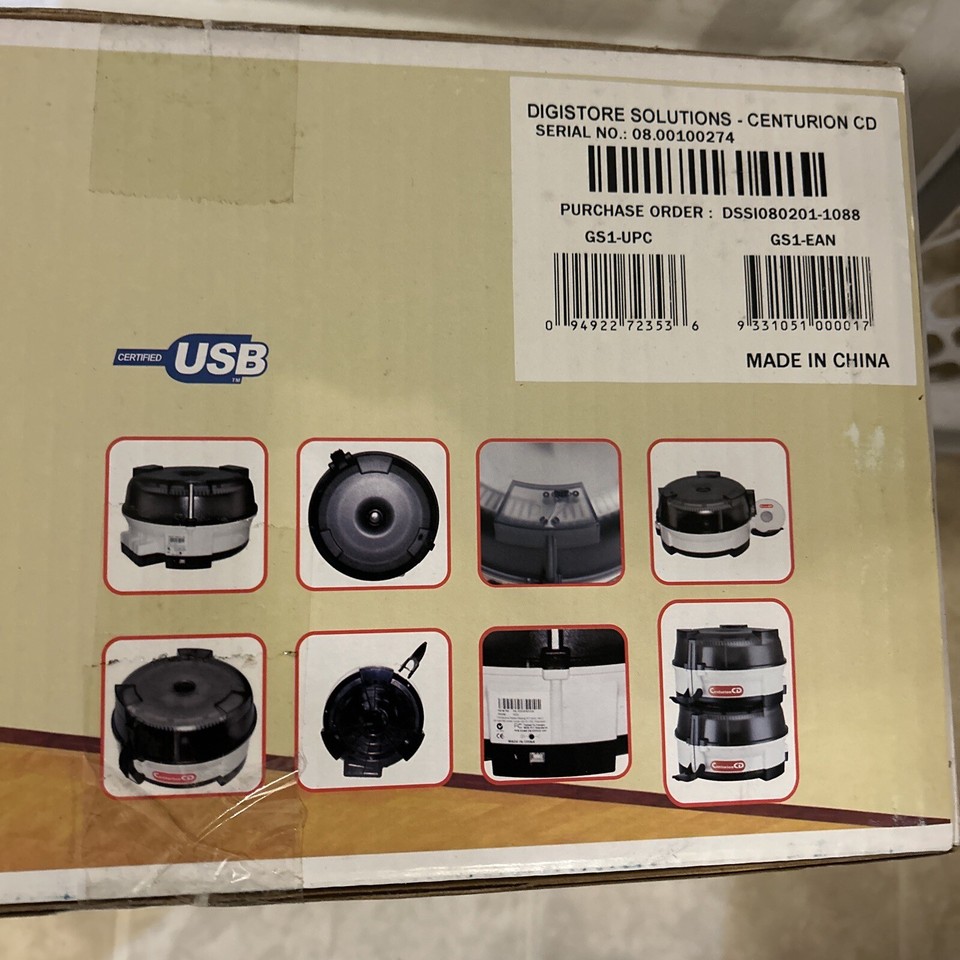 100 Disc Storage Digistore Solutions Centurion CD Electronic Disc ...