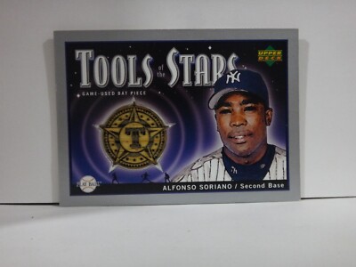 2004 (RANGERS) Upper Deck Play Ball Tools of the Stars Bat #AS Alfonso ...
