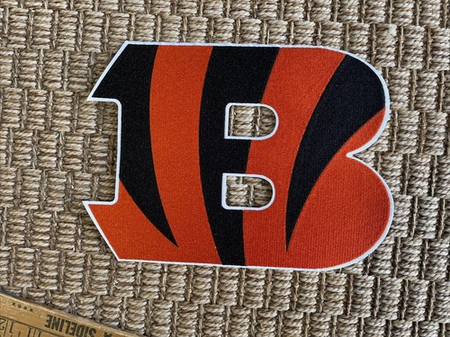 Cincinnati Bengals “B” HUGE 9.5X7.5” Iron On Embroidered Jacket Patch ...