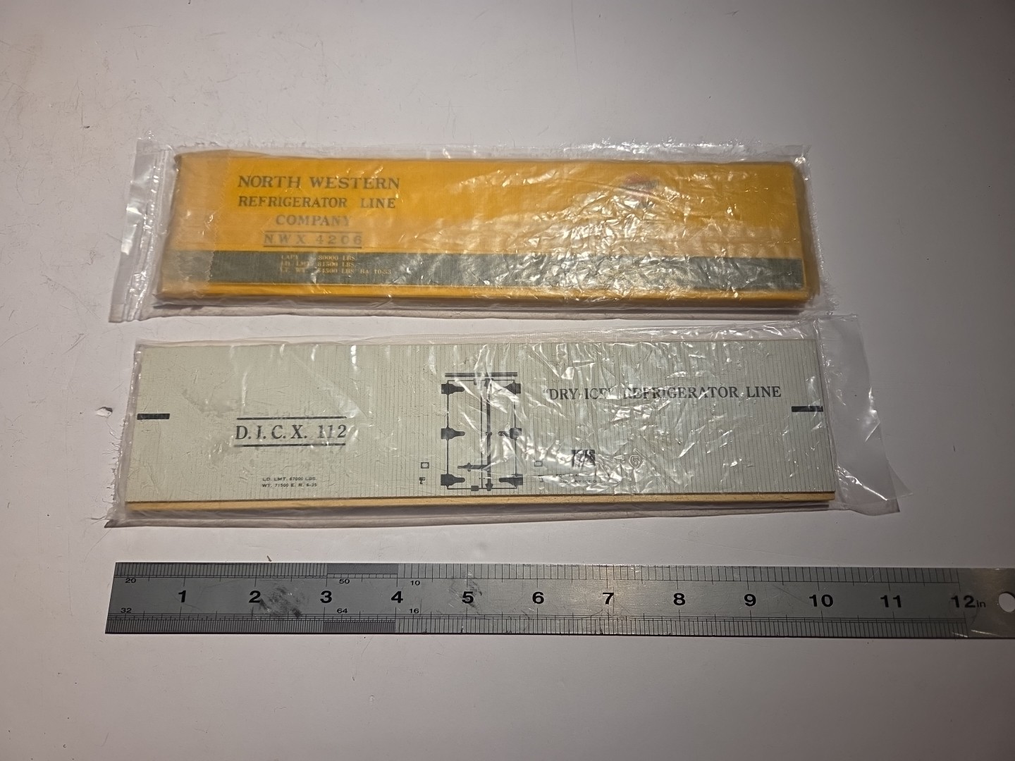 O Scale 2-Rail 40' Reefer Car Sides Boxcar Wooden Model Kit B9 | eBay