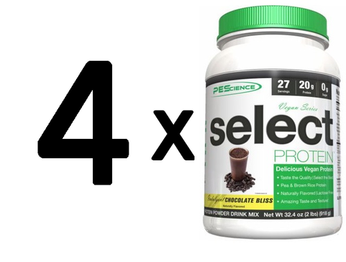 4 x PES Select Protein Vegan Series, Peanut Butter Delight - (53,76 EUR ...
