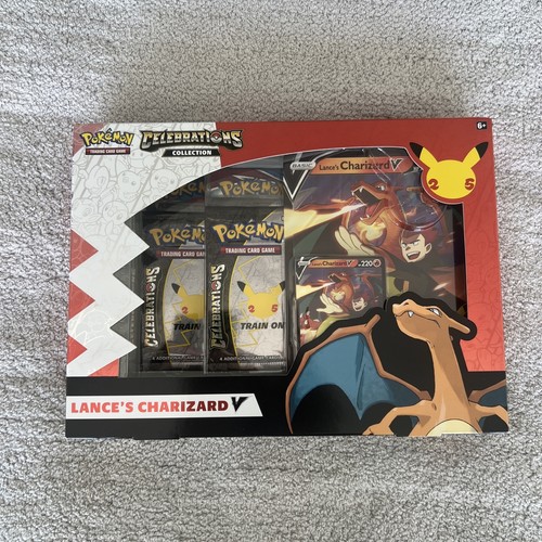 Pokemon TCG Celebrations Lance's Charizard V Collection Factory Sealed ...