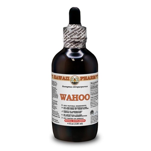 Wahoo (Euonymus Atropurpureus) Dried Root Bark Liquid Extract | eBay
