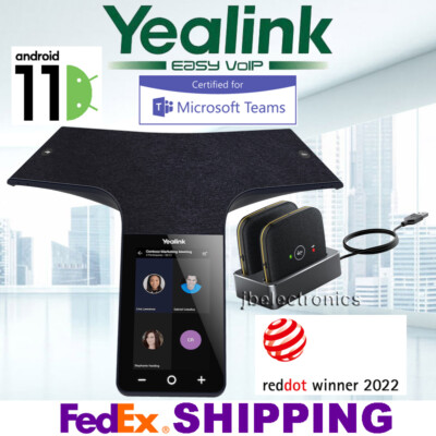 YEALINK CP965-TEAMS CONFERENCE PHONE 12 MIC + EXPANSION MICROPHONE SET ...