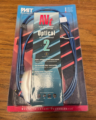 MIT AVT Optical Digital Tos-Link Cable LVL 2 10ft/3m | eBay