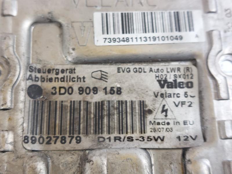 3D0909158 unité de commande des phares xénon pour VOLKSWAGEN TOUAREG ...
