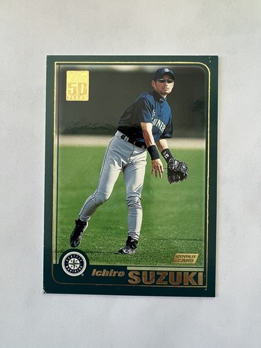 2001 Topps 50 Years Ichiro Suzuki Rookie Card RC #726 Seattle Mariners ...