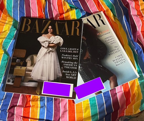 (Bundle)HARPER'S BAZAAR Magazine Lana del rey / Solange Dec Jan Feb ...