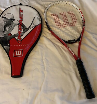 Impact Titanium Wilson Tennis Racquet with Case | eBay