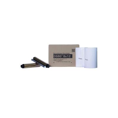 DNP DS80 8x12" Dyesub Printer Media Kit, 220 Glossy Prints #DS808X12 | eBay