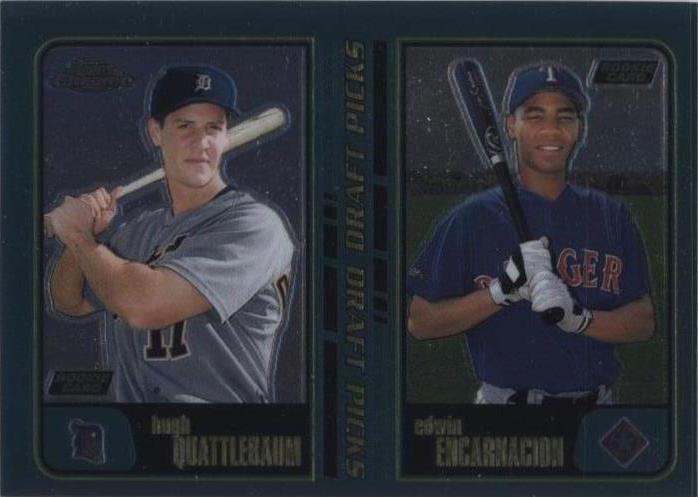 2001 Topps Chrome - Draft Picks Edwin Encarnacion, Hugh Quattlebaum ...