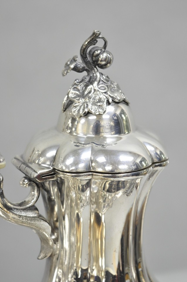 Antique Reed & Barton Winthrop Silver Plated Baroque Tea Set w/ Wilcox ...