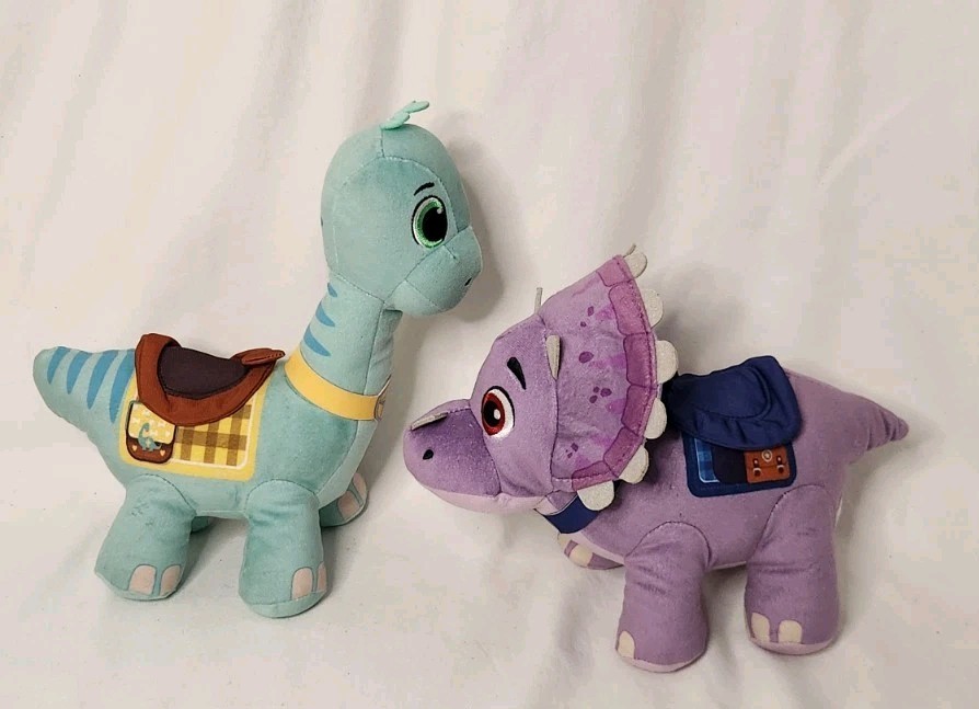 DINO RANCH Set of 2 Plush Character Toys Tango & Clover 10" | eBay
