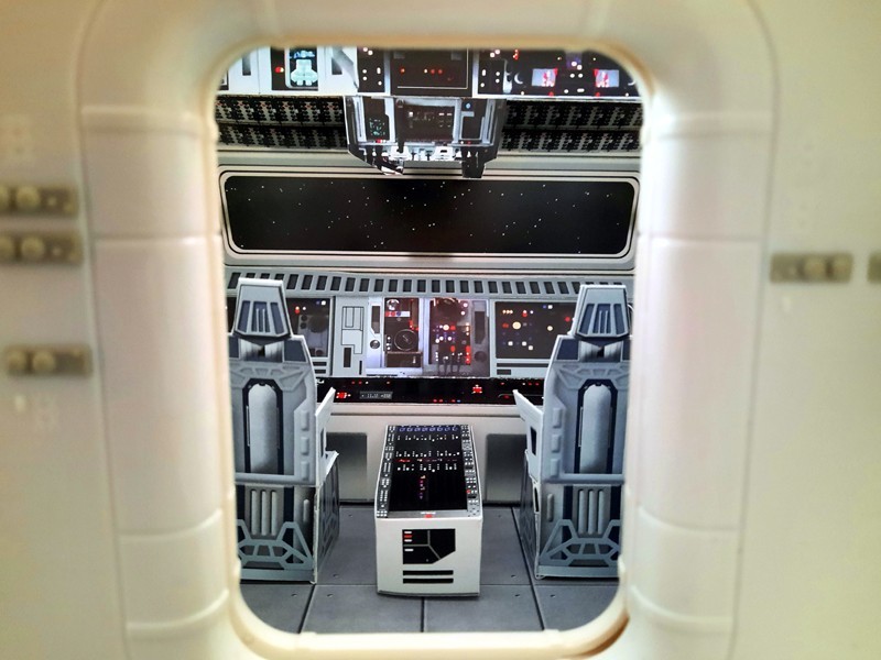 Blockade Runner Cockpit TVC Hallway Playset Diorama Star Wars Kenner ...