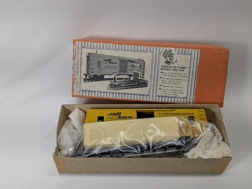 HO scale Walthers # 6854 JAIL BOX CAR a Tonge-in-Cheek Model KIT | eBay