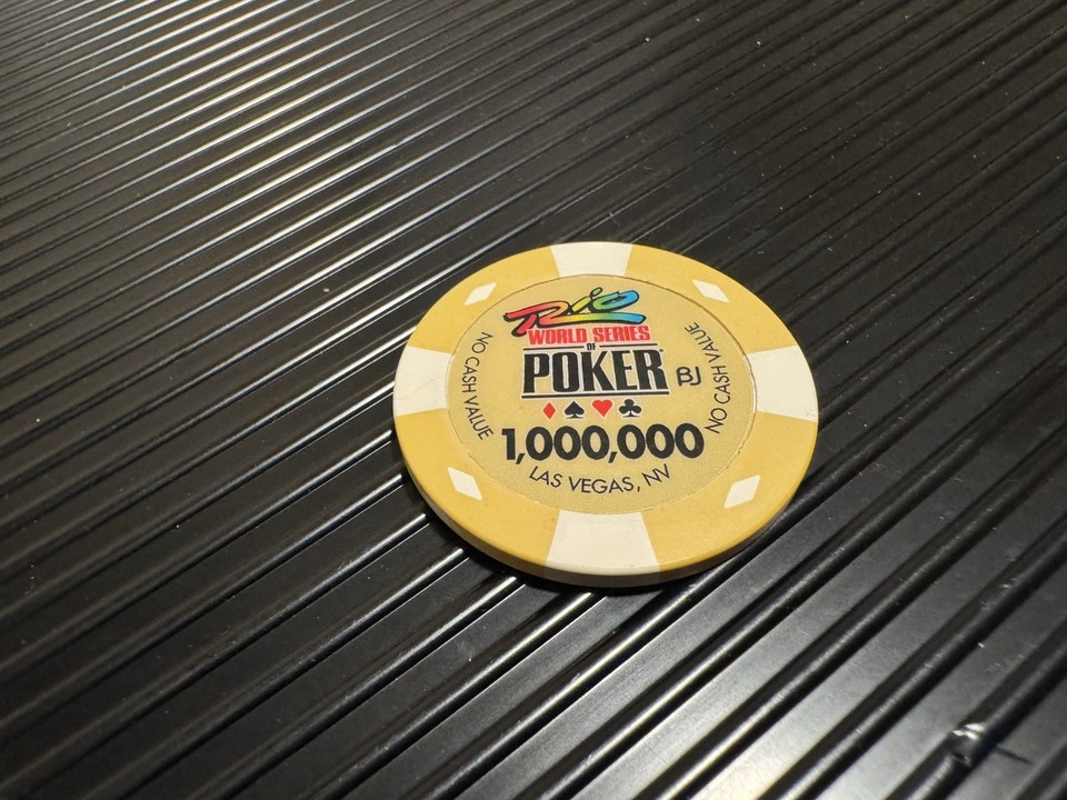 1 Million Rio WSOP Bud Jones Poker Chip Paulson Chipco | eBay
