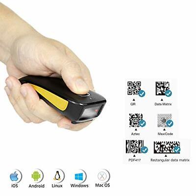 NETUM C750 Wireless Barcode Scanner Bluetooth Compatible, Small Pocket ...