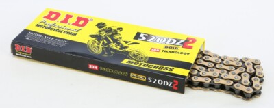 D.I.D. High Performance 520 DZ2 Racing Chain - Gold | eBay