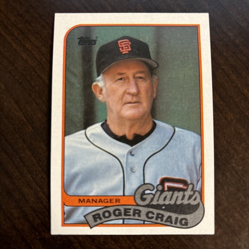 1989 Topps #744 Roger Craig San Francisco Giants Baseball card | eBay