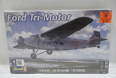Revell #85-5246 Ford Tri-Motor Airplane Model Kit 1:77 Scale NEW ...