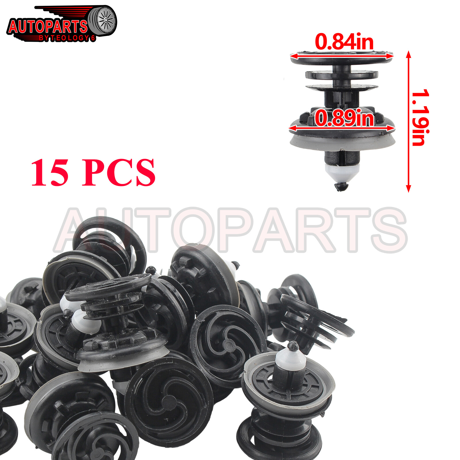 15 Door Trim Panel Mounting Clip Retainer A21708 7L6 868 243 For Audi ...