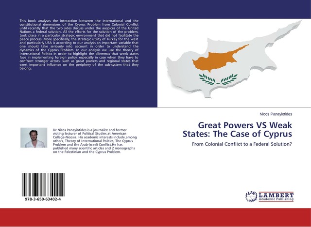 Great Powers Vs Weak States: The Case of Cyprus von Nicos Panayiotides ...