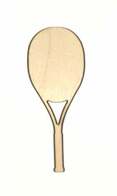 Tennis Racket Unfinished Wood Shape Cut Out T11663 Crafts Lindahl ...