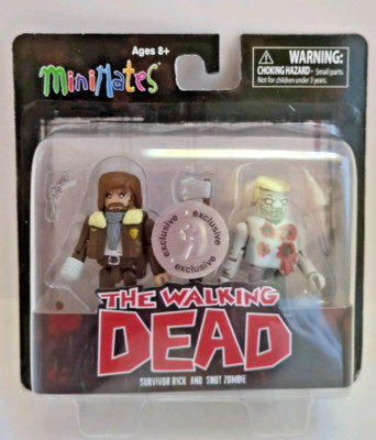 The Walking Dead Minimates Survivor Rick and Shot Zombie Toys R Us ...