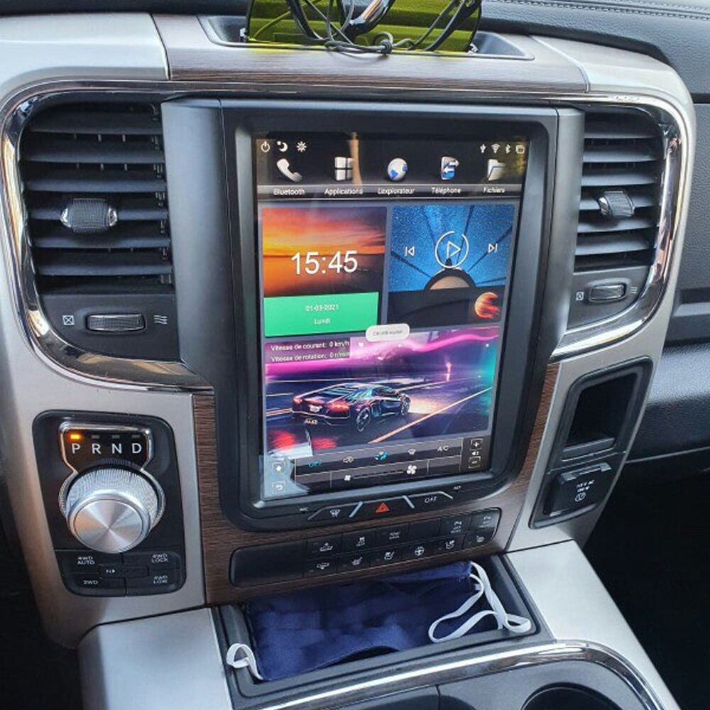 Tesla style Android Radio For Dodge RAM 1500 2500 3500 2013-2018 Car ...