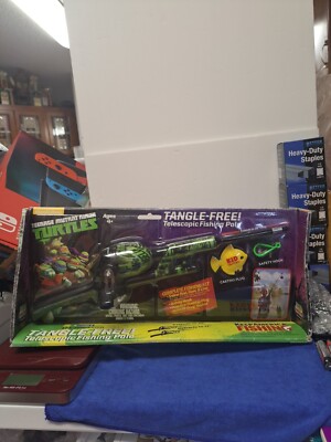 Kid Casters Teen Age Mutant Ninja Turtles Tangle-Free Youth Rod Box Has ...
