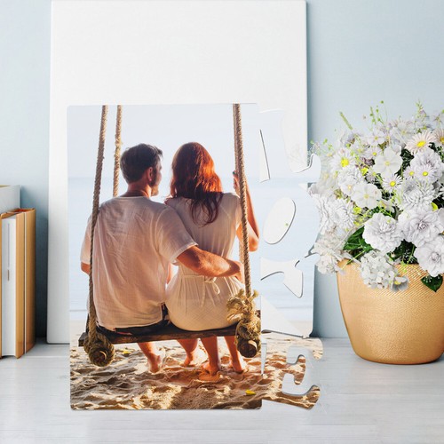 Home Decor Love Letter Photo Frame for Family Picture Decorations | eBay