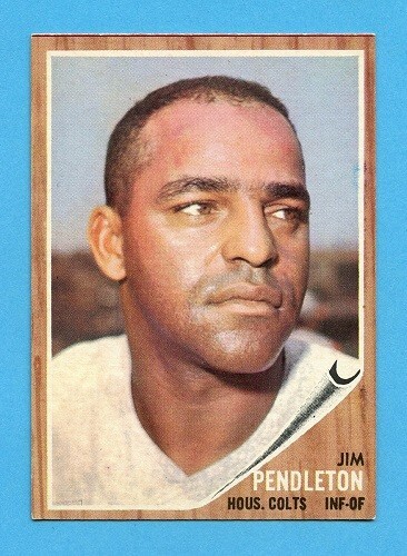 1962 TOPPS # 432 JIM PENDLETON HOUSTON COLT .45s EXMT FREE SHIPPING | eBay