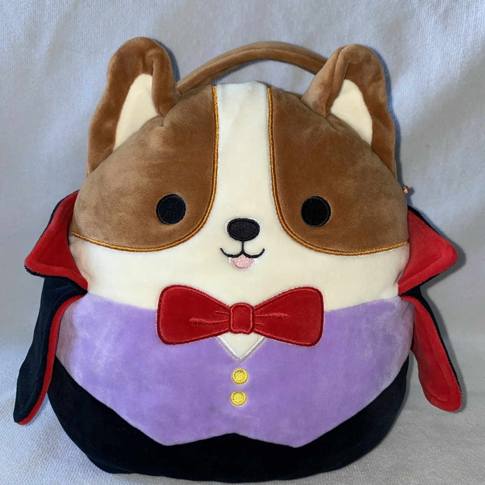 Squishmallows Reginald Vampire Corgi Treat Pail Ultra Soft Official ...