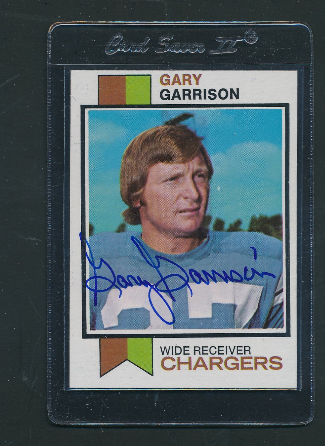 1973 Topps #375 Gary Garrison Chargers Signed Auto *A7548 | eBay