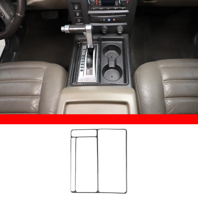 Carbon Fiber Center Console Gear Shift Panel Frame Trim For Hummer H2 ...