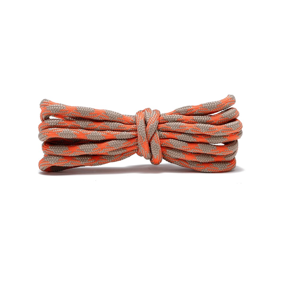 1 Pair Round Wave Shape Non Slip Heavy Duty Hiking Work Boot Shoe Laces ...