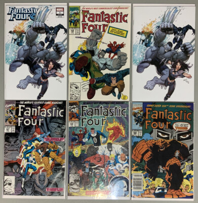 🔥MCU Keys🔥Fantastic Four #347-350 Land Comics Elite #348 Homages🔥NM(9.2 ...