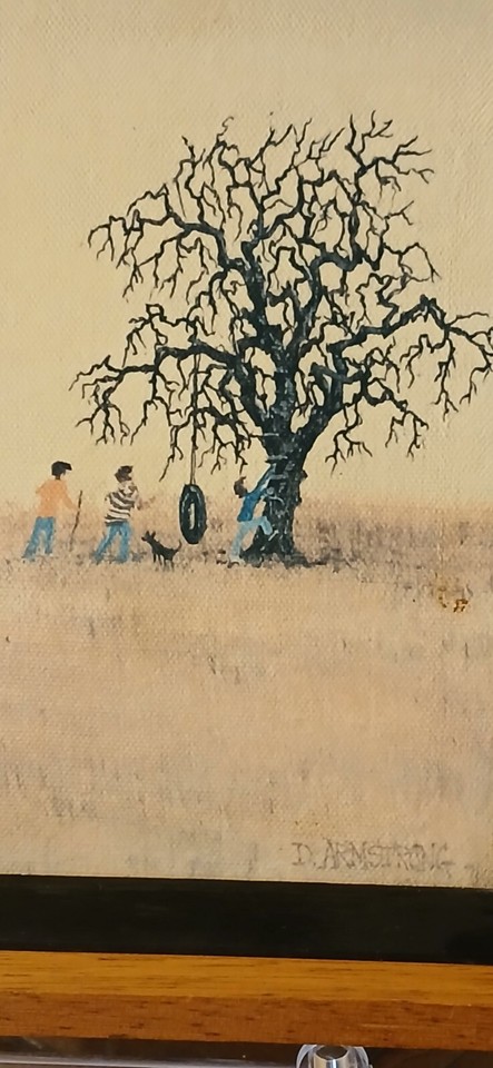 Duane Albert Armstrong Original Oil Painting - Children At Play | eBay