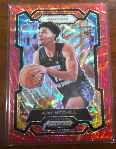 2024 Panini Prizm Draft Picks Ajay Mitchell Red Wave Prizm | eBay