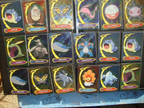 2004 Topps Pokemon Advanced Challenge lot of 22 Base cards & 36 foil ...