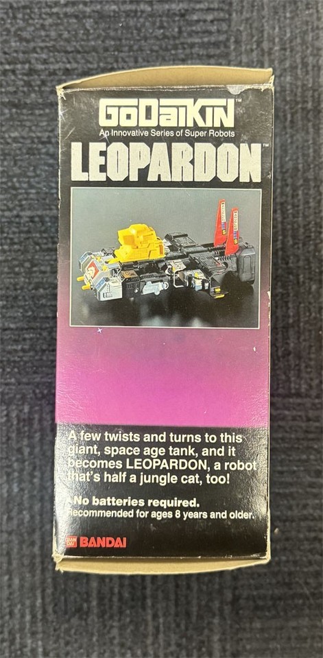 1984 Leopardon Godaikin Bandai Chokogin Figure in Original Box Vintage ...