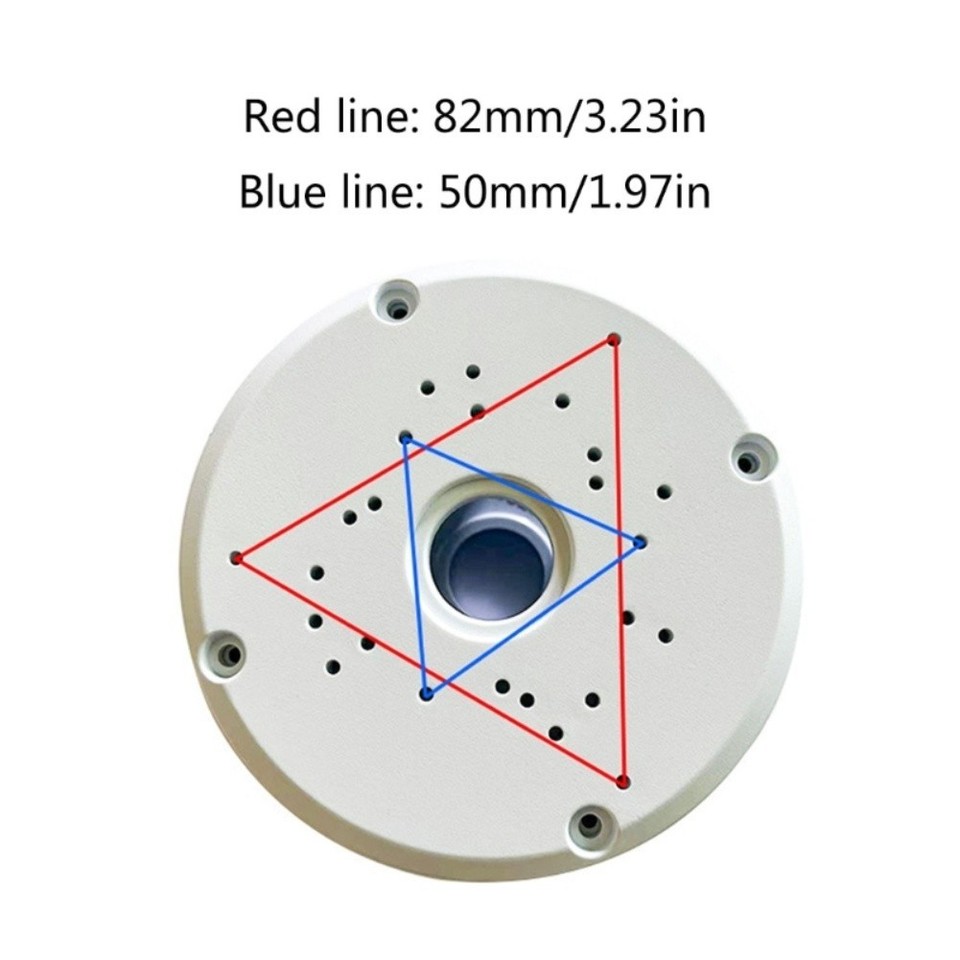 Waterproof ABS 4 Pcs Camera Junction Box with Hemispherical Mount ...