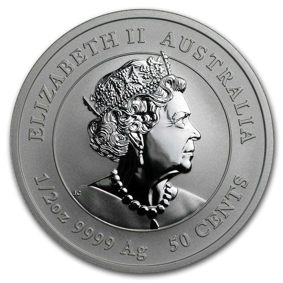 2020 Australia Perth Mint Lunar Year of the Mouse BU 1/2 oz Silver ...