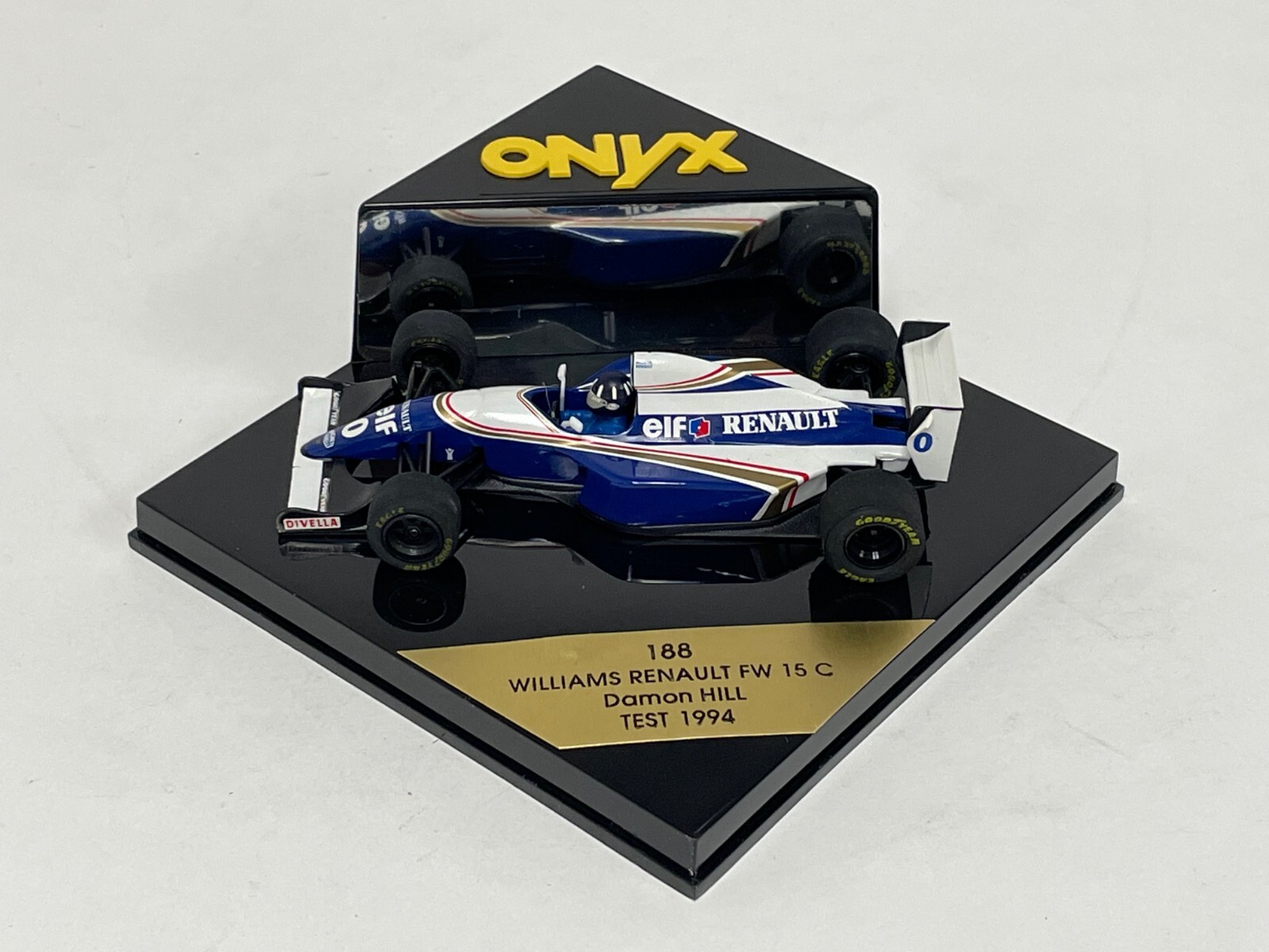 1/43 ONYX Formula 1 F1 Williams Renault FW15 C 1994 Test Damon Hill 188 ...