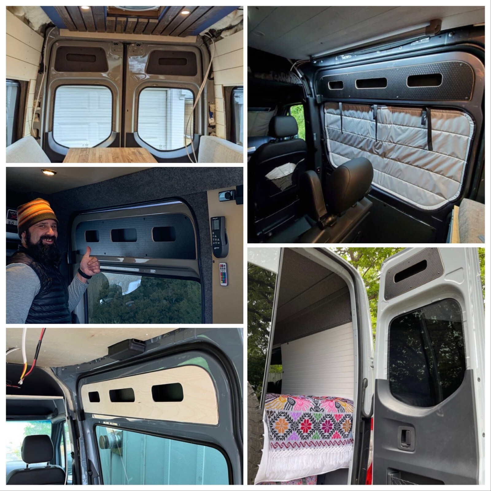 Sprinter Van storage cubby set easy install Made in USA | eBay