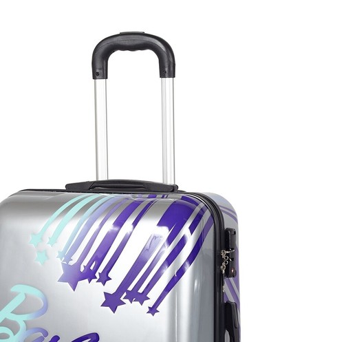 Valigia trolley rigida ABS, 55x20x40cm, ruote, maniglie, più scomparti ...