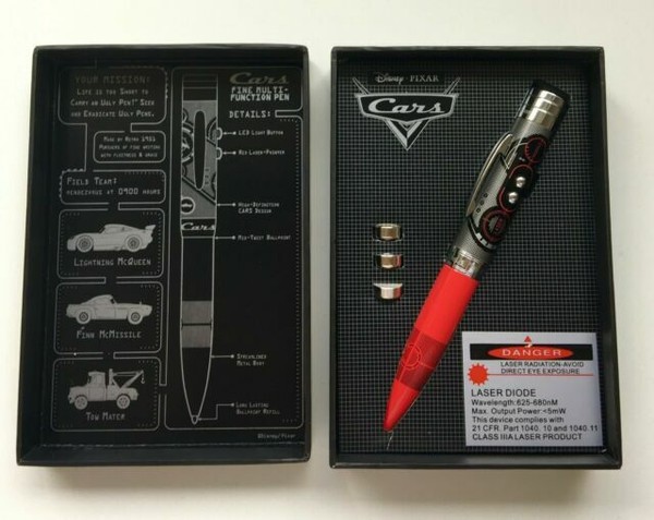 Limited Edition Retro 51 Disney Pixar Cars Ballpoint Pen Red for sale ...