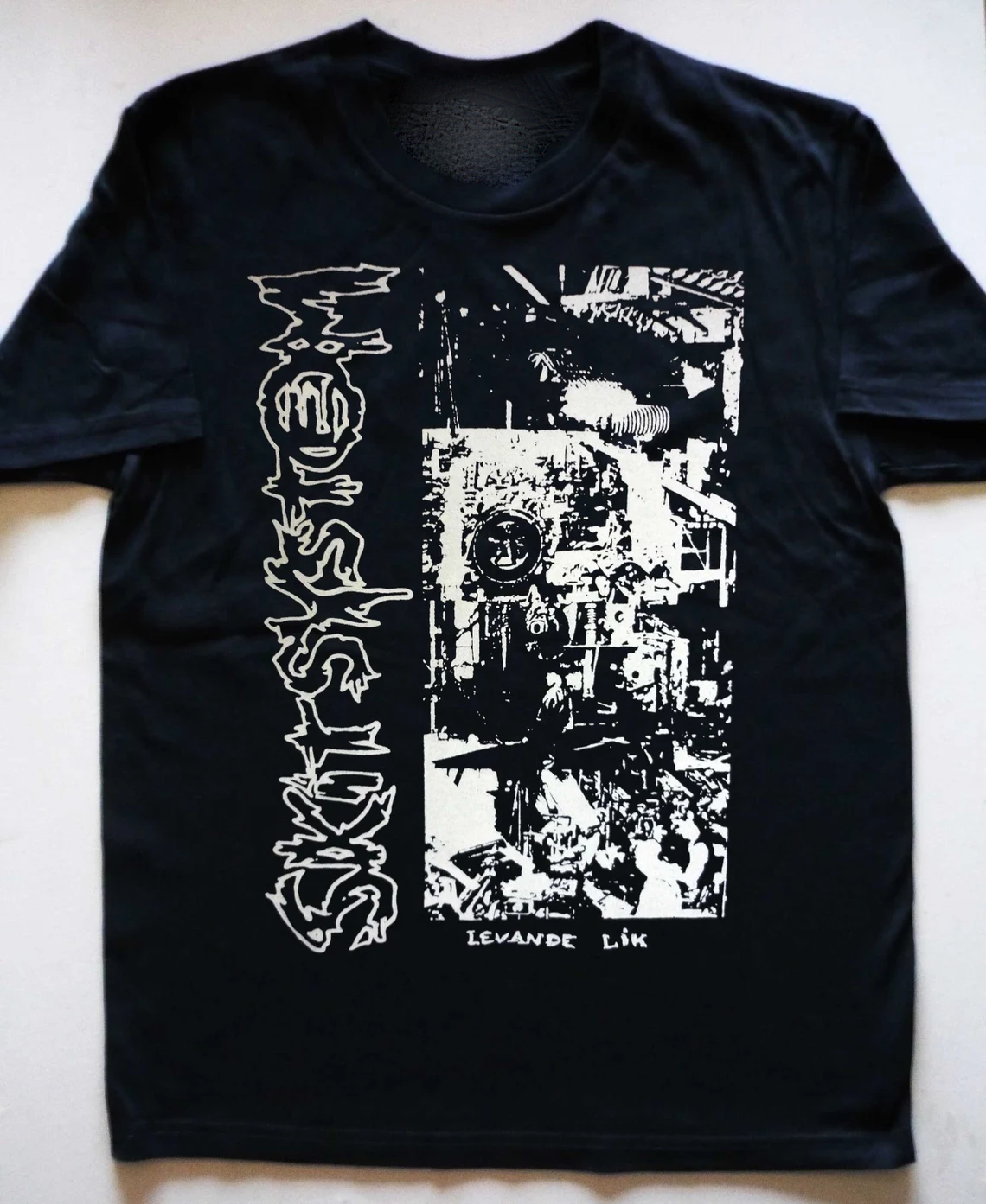 Vtg Skitsystem Music Band Heavy Cotton Black Men Women Tee Shirt MM346 ...