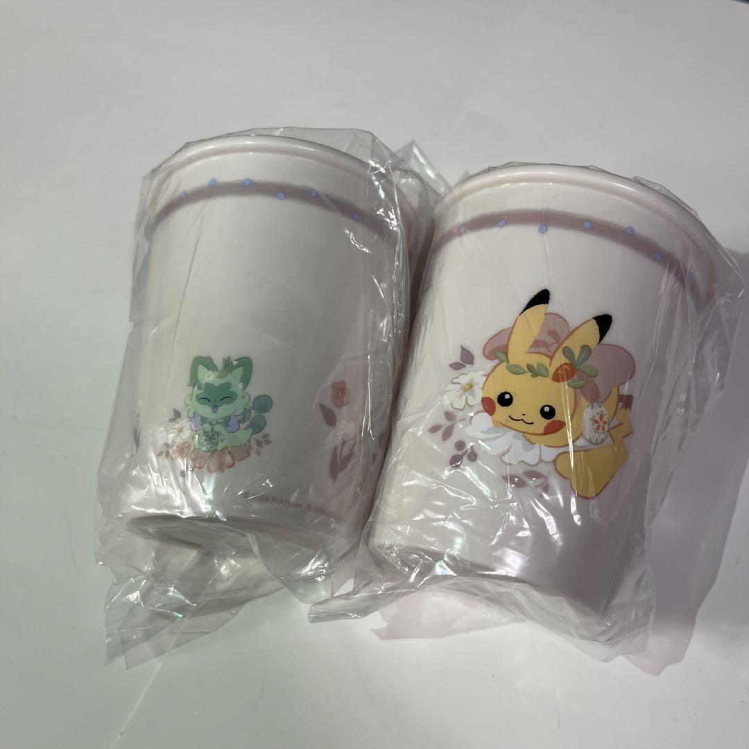 Pokemon Plastic Cup Set Of 2 Pikachu Sprigatito Fuecoco Quaxly | eBay