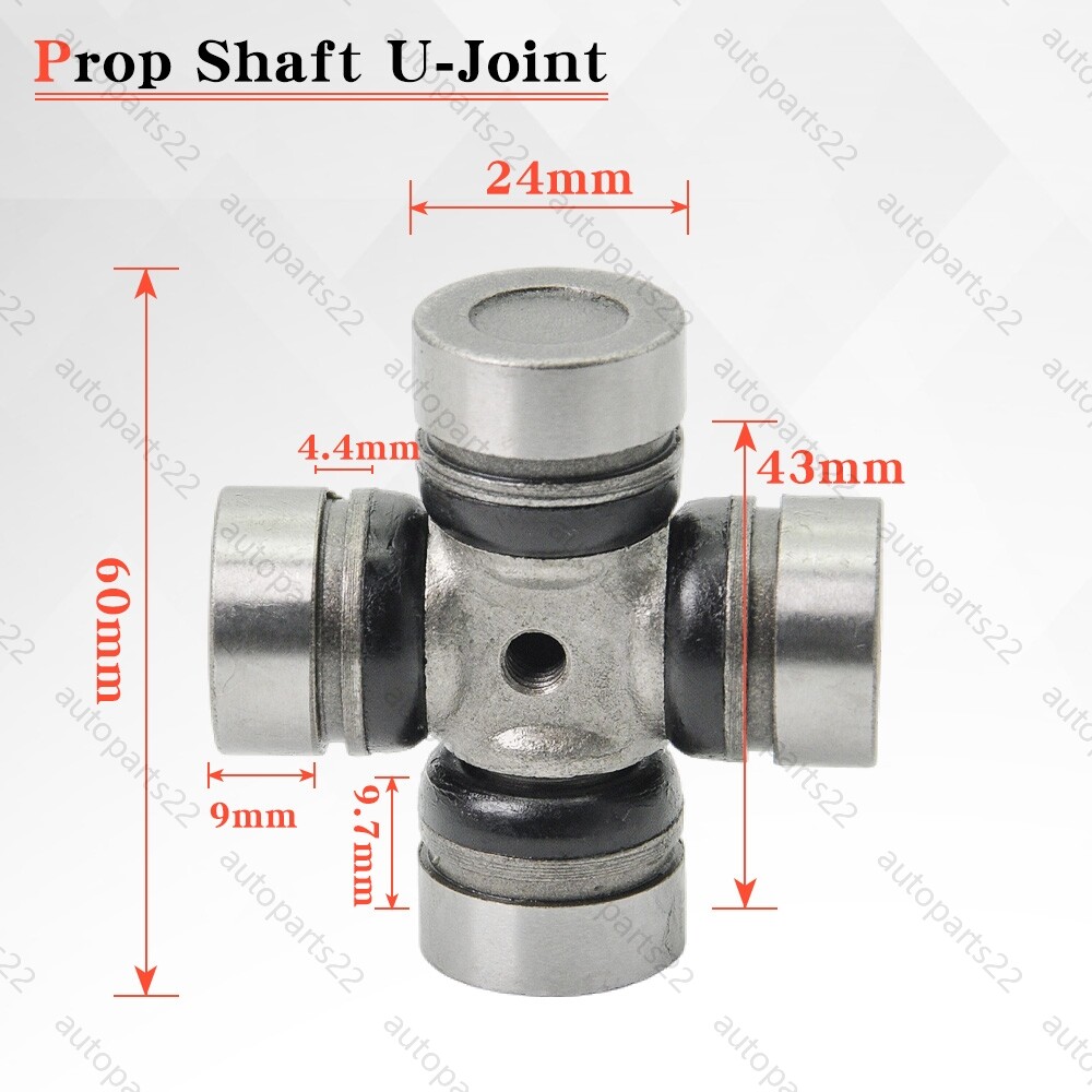 3PCS Front & Rear Prop Shaft U-Joint For Polaris General Ranger diesel ...
